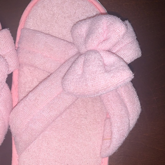 Other | 515 Pink Bow Slippers | Poshmark